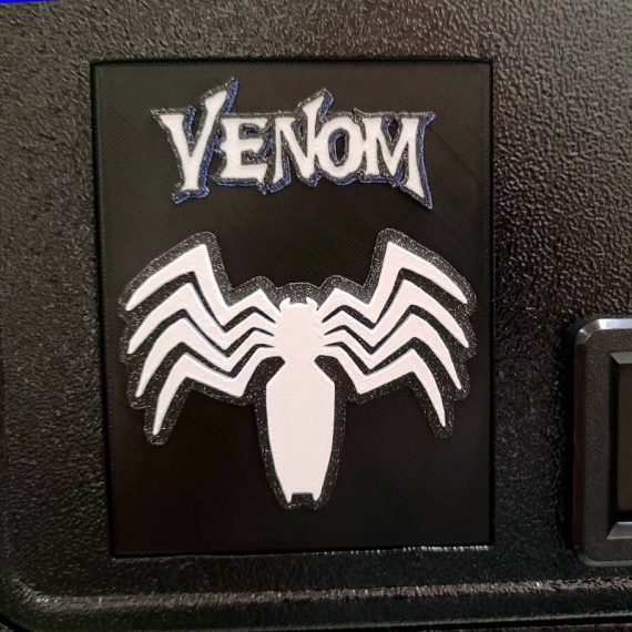 Venom Coin Door Plate - FlipMods